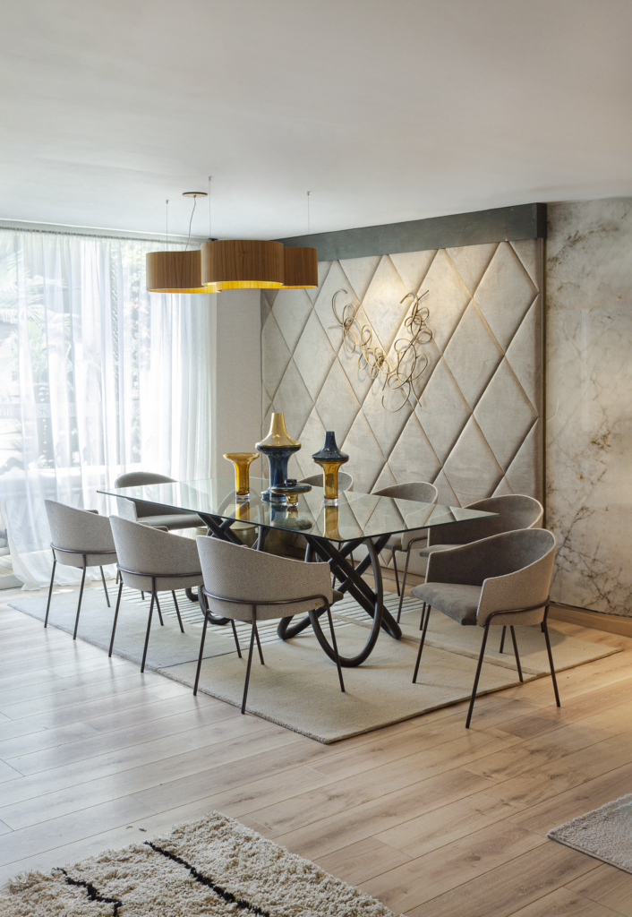 Mesa De Comedor Elo De Vidrio - Sierra Muebles Perú